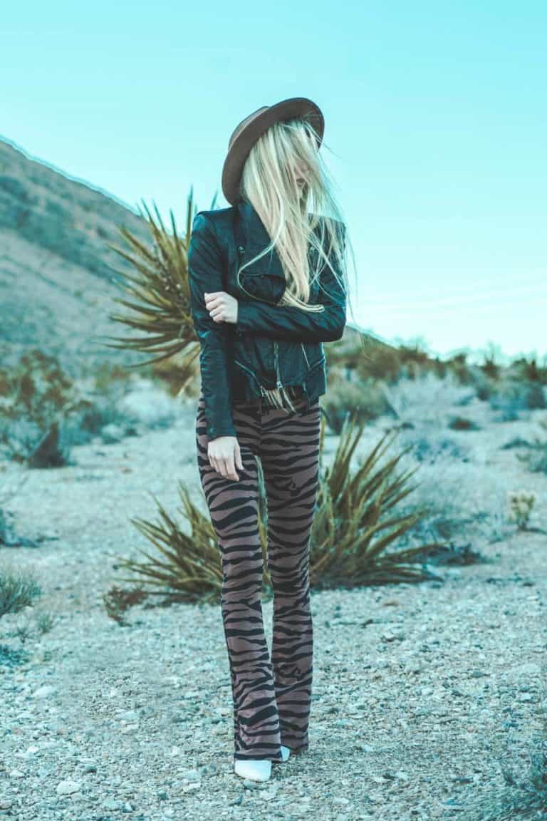 Would you Wear These Tiger Print Flares? | Avenly Lane